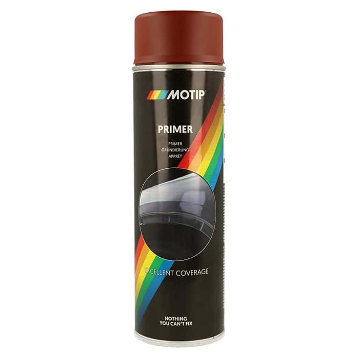 Motip Acryl Spray Primer Rød - Scandinavia Paint Solution